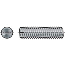 Shop Qualfast Slotted Set Screw, Metric - A4 Stainless - Cone Point - DIN 551 - Set Screws ...