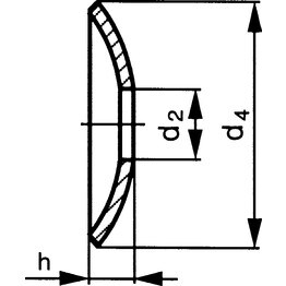 Shop Qualfast Cupped Washer For Seating Screw - Metric - A2 Stainless Steel - DIN 15237 - Turned ...
