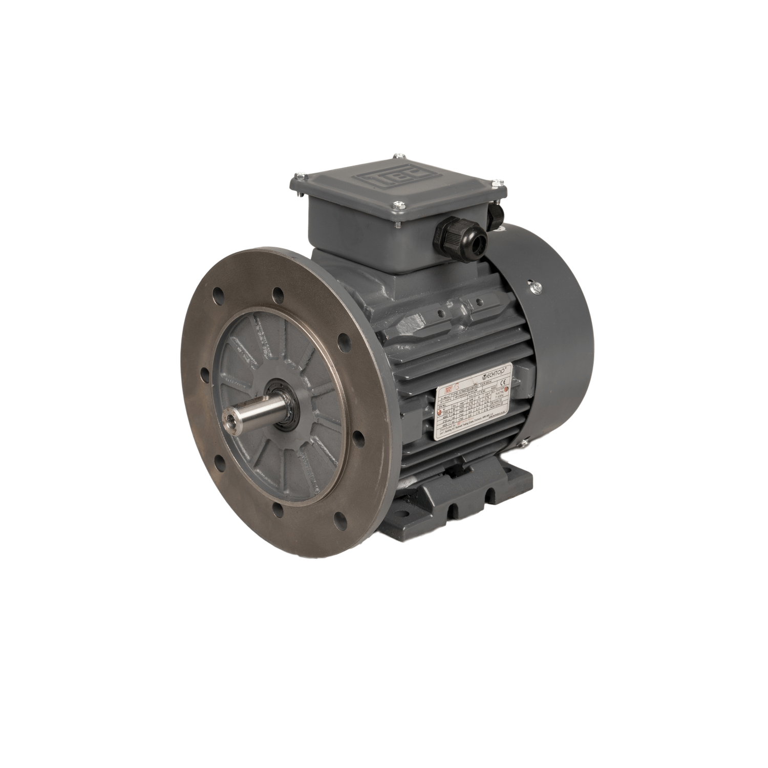 Shop Tec 1.543TECCB5-IE2 1.5Kw Three Phase Electric Motor - AC Motors | Zoro UK Business Supplies