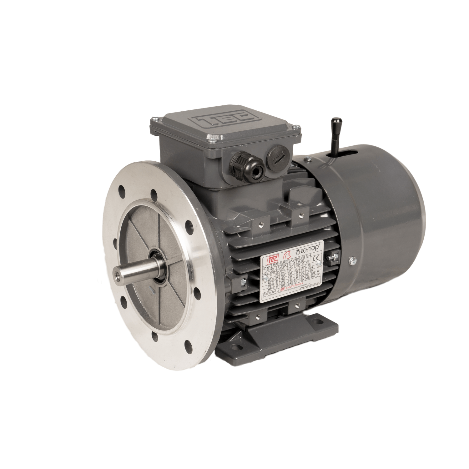 Shop Tec 1.143TECAB5-IE2-BM 1.1Kw Three Phase Electric Motor - 3-Phase AC Motors | Zoro UK ...