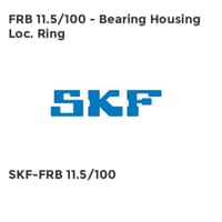 Shop SKF FRB 11.5/100 - Bearing Housing Loc. Ring - Locating Rings | Zoro UK Business Supplies