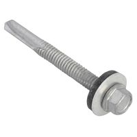 Shop Forgefix TechFast Hex Head Roofing Screw Self-Drill Heavy Section 5.5 x 51mm Pack 100 ...