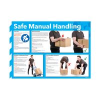 Shop Signs & Labels Safe Manual Handling Poster 420x594mm WC245 ...