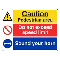 Shop Lasting Impressions Caution: Pedestrian Area - Do Not Exceed Speed Limit - Sound Your Horn ...