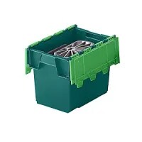 Shop SCHÖLLER ALLIBERT Reusable Stacking Containers With Folding Lids ...