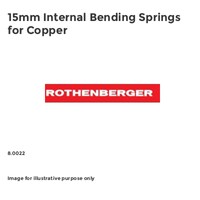 Shop Rothenberger 15mm Internal Bending Springs for Copper - Pipe ...