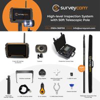 Shop SkyVac Survey Camera & 50Ft Pole High-Level Inspection System ...