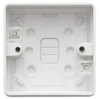 Shop Novar ED&S 1Gang 32mm PVC Radius Corner Surface Box Trunking and ...