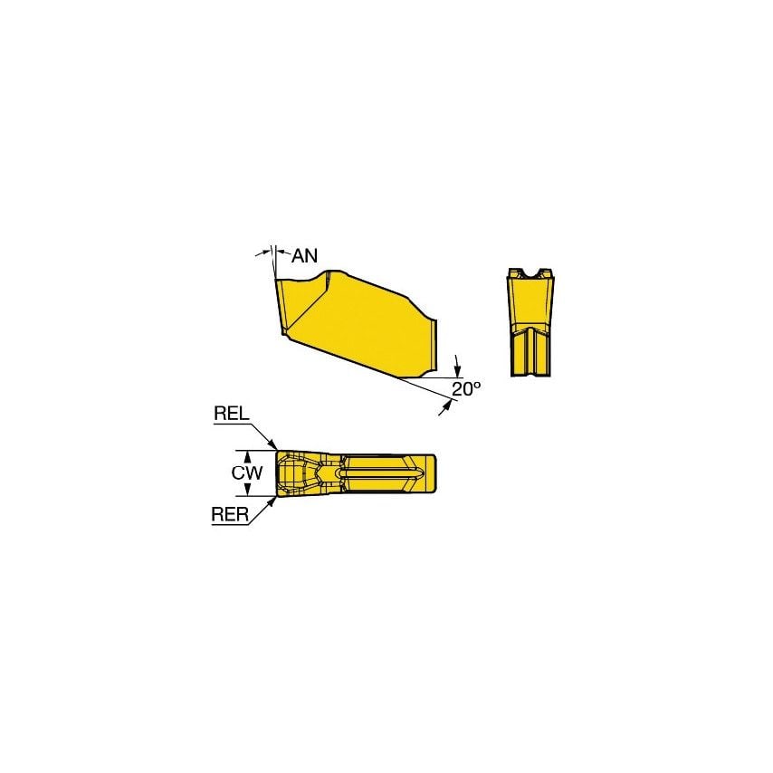 Shop Sandvik Coromant CoroCut QD insert for grooving - miscellaneous ...