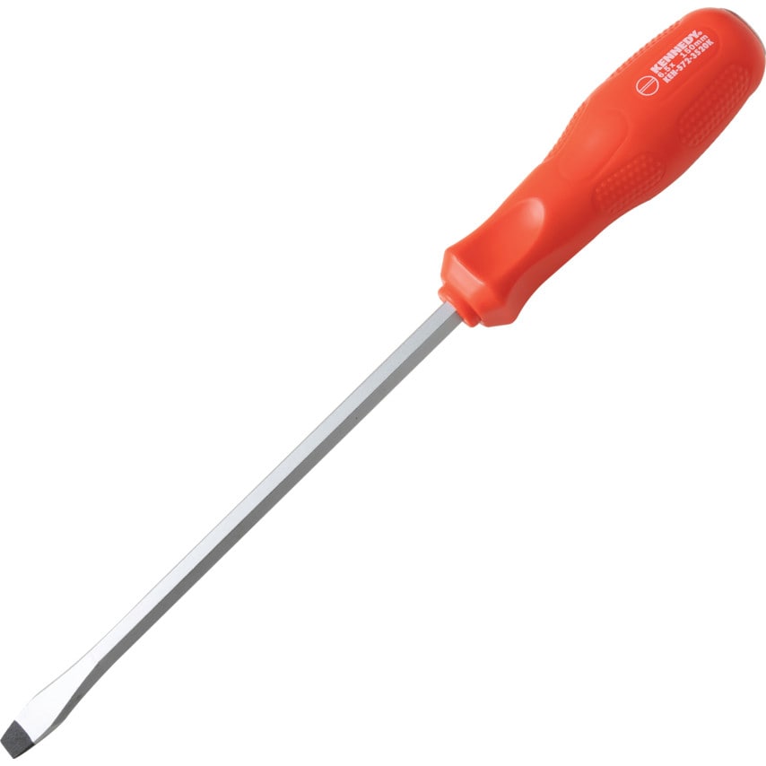 Kennedy Hi-Grip Pound Thru Flat Head Screwdriver, 6.0mm Flared Tip ...
