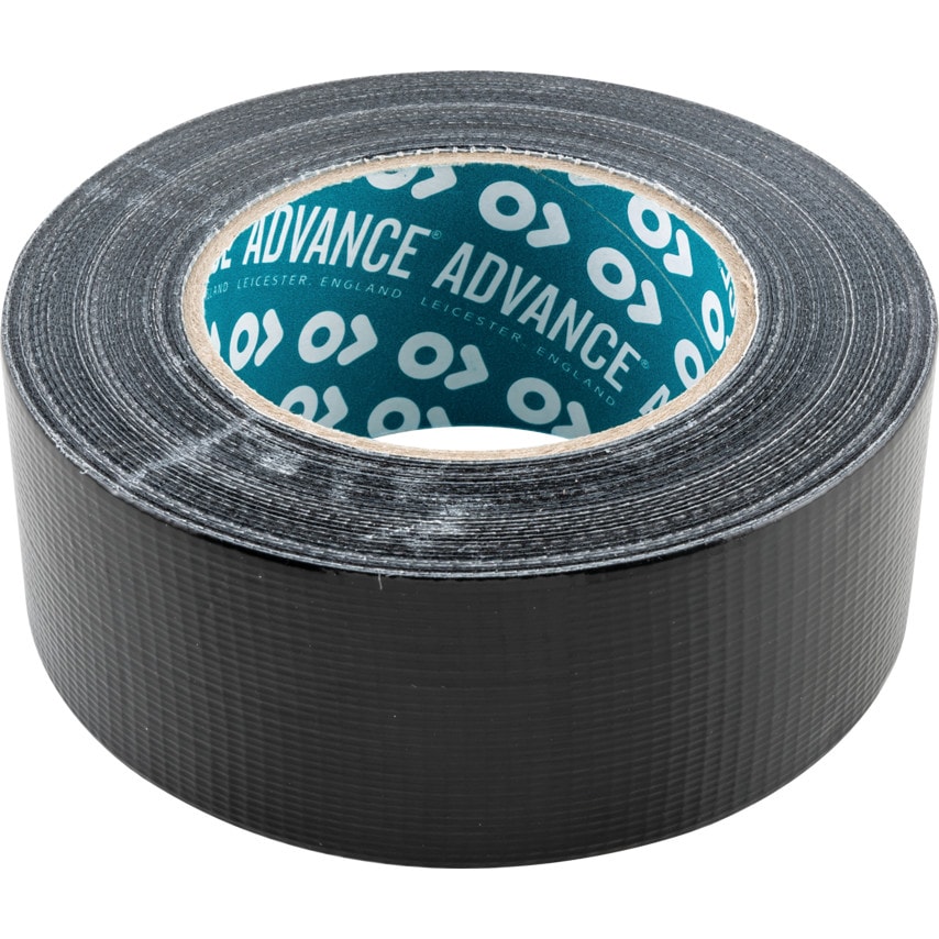 Shop Advance AT132 All Purpose Black Polycloth Duct Tape - 100mm x 50m ...