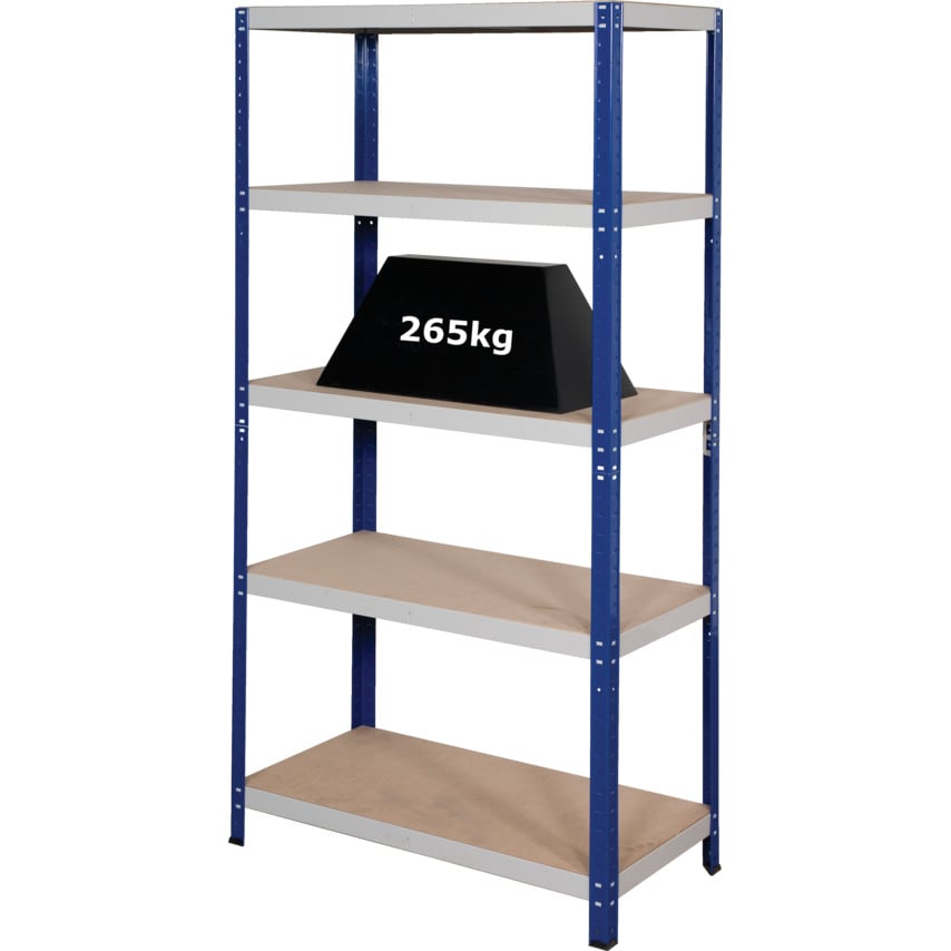 Matlock 5-SHELF Rack 1770 x 900 x 450mm 265kg per Shelf