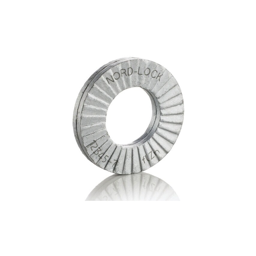 M10 Steel Nord-lock Type Washers Delta Pro Coating