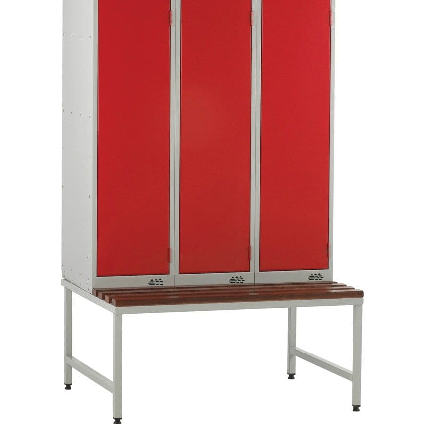 Shop Matlock Locker Stand with Seat for Three 450 x 450 Lockers ...