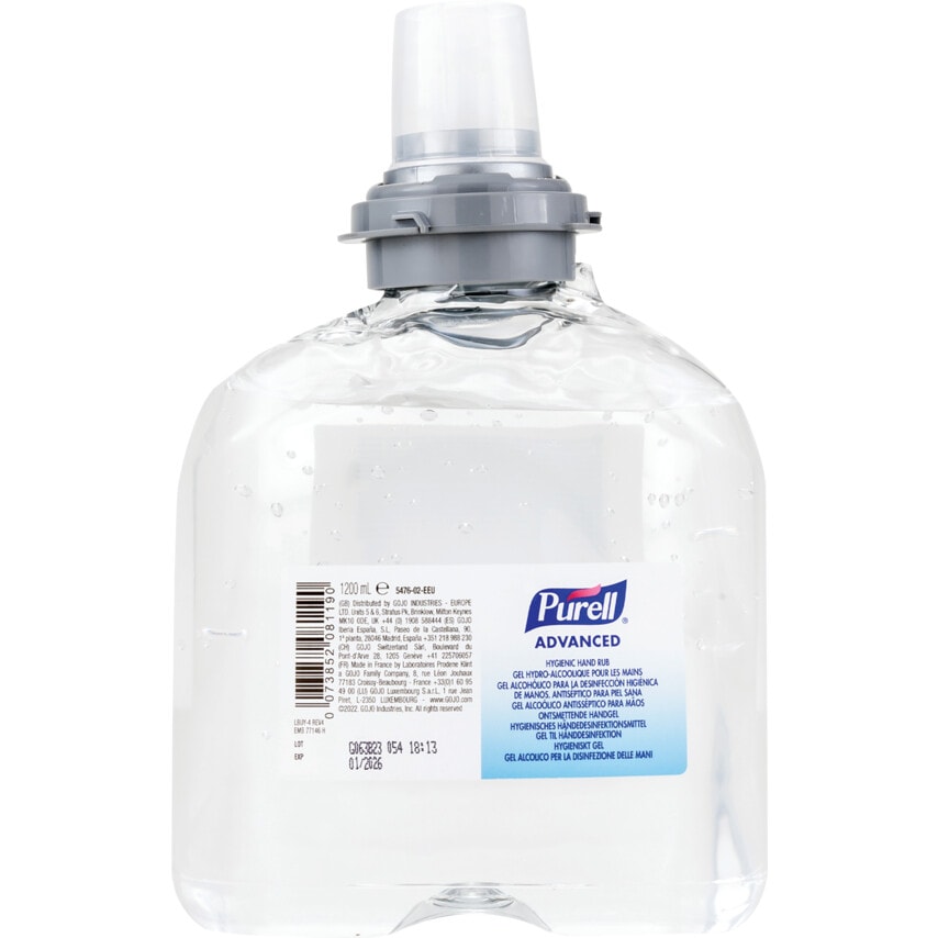 Shop Gojo Hygienic Hand Rub 1200ml 5476-02 - Hand Sanitiser Dispenser ...