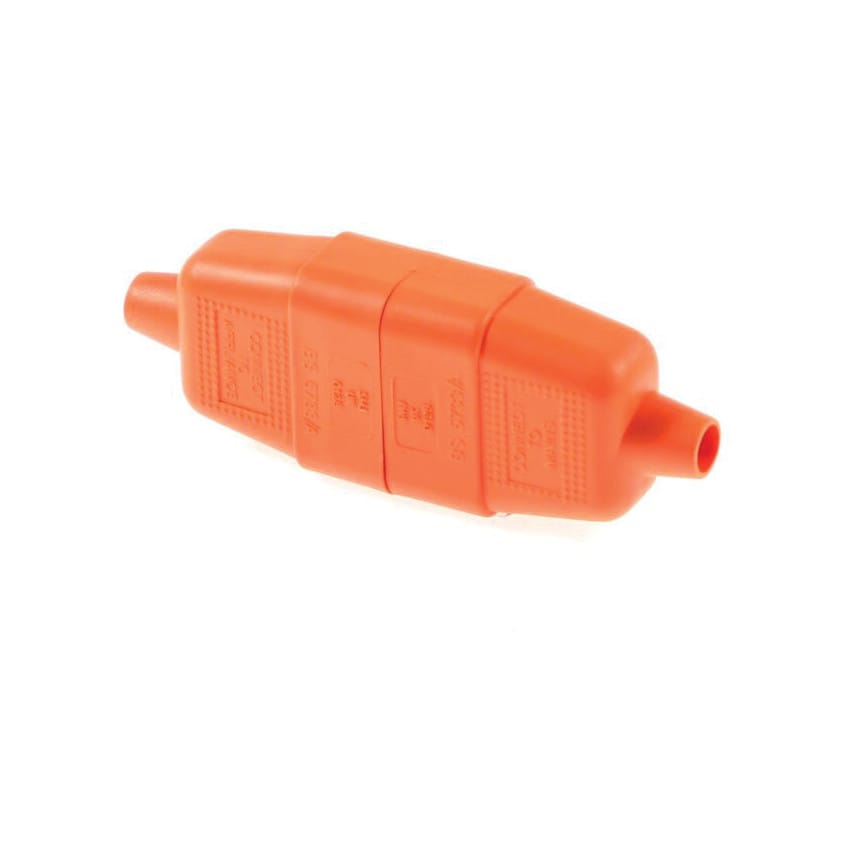 Shop SMJ RC2POC PLUG & SOCKET 10AMP 2 PIN - ORANGE - Mains Plugs | Zoro ...
