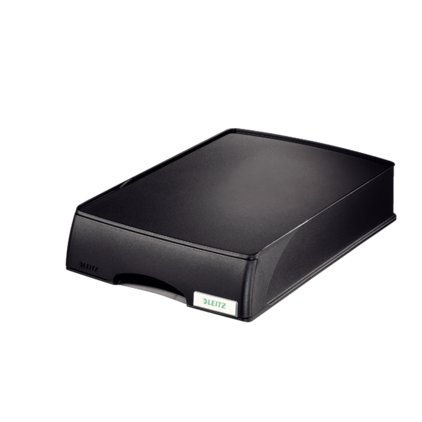 Shop Leitz Plus Letter Tray Drawer Unit A4 - Black - Outer Carton of 4 ...