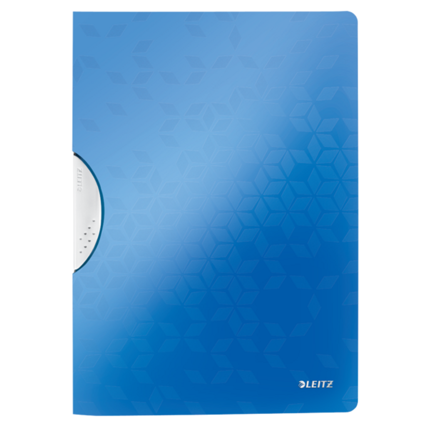 Shop Leitz WOW Colorclip File A4 Polypropylene 30 Sheet Capacity Blue ...