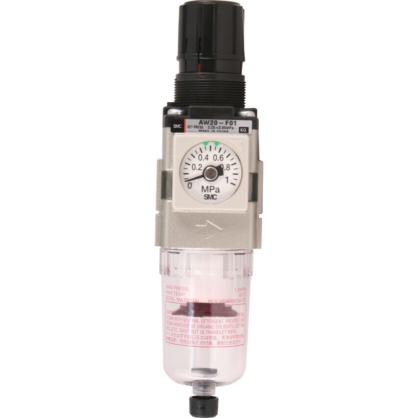 Shop SMC AW20-F02E FRL MANUAL DRAIN C/W GAUGE G1/4 - Pneumatic ...