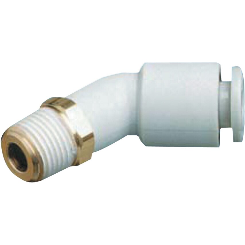 Shop SMC KQ2K06-M5A 45 Degree Male Elbow 6 to M5 - Pneumatic Connectors | Zoro UK Business Supplies