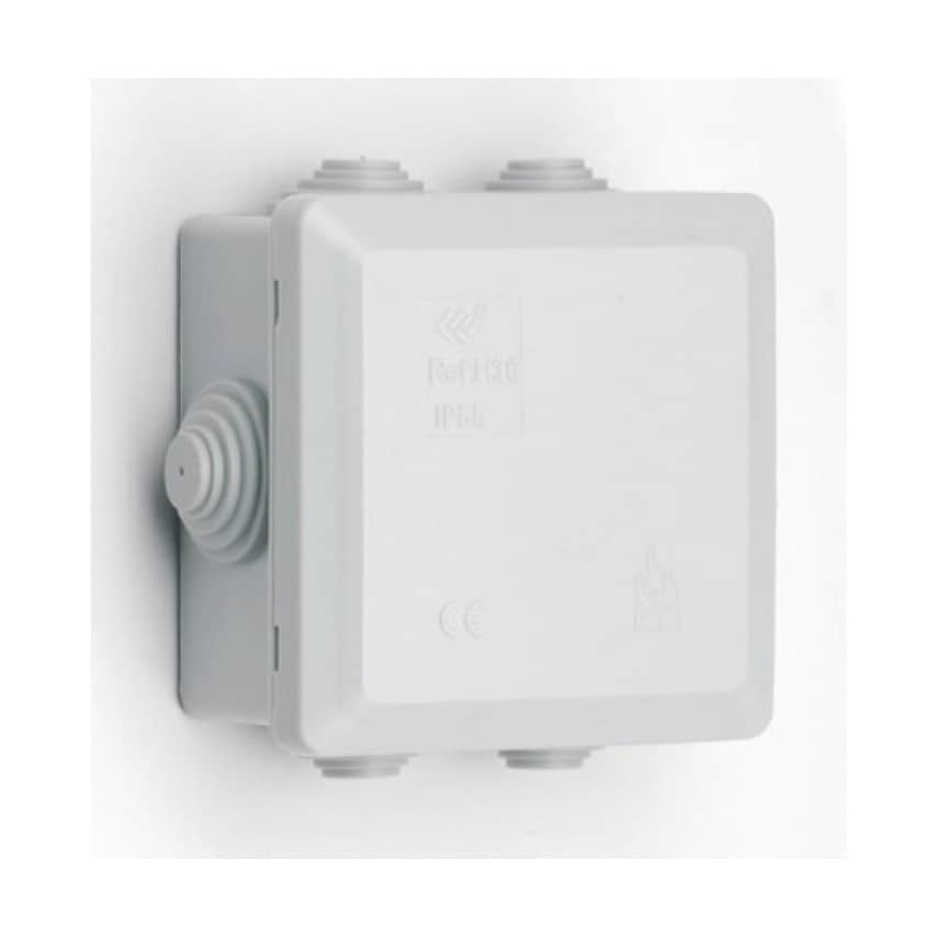 Shop SMJ EPJBS6 IP55 5 Way Junction Box - Small Square - Weatherproof ...