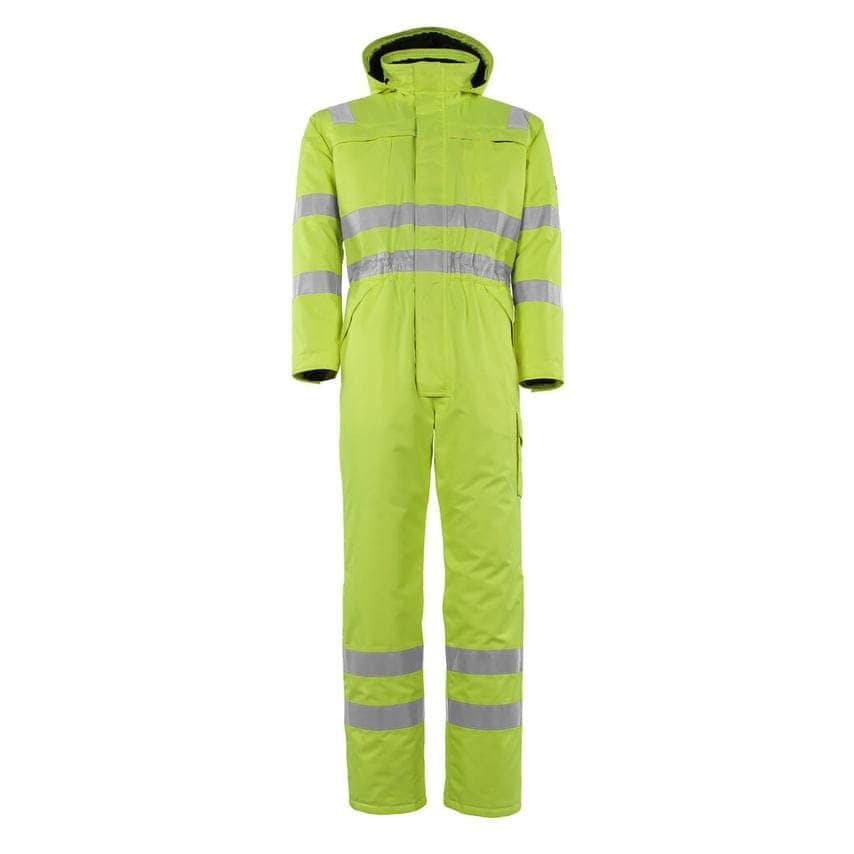 Shop Mascot Tombos Winter Boilersuit Hi-vis Yellow - Small - Overalls ...