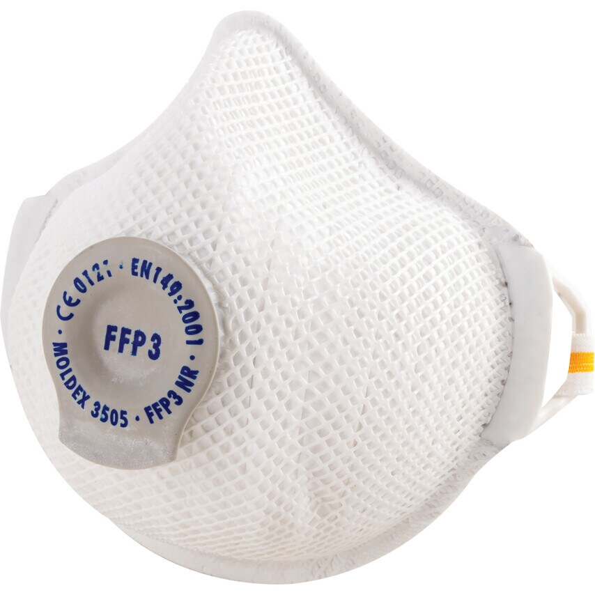 Shop Moldex Dust Masks, Valved, FFP3, Pack of 5 - Disposable Respirators & Dust Masks | Zoro UK ...