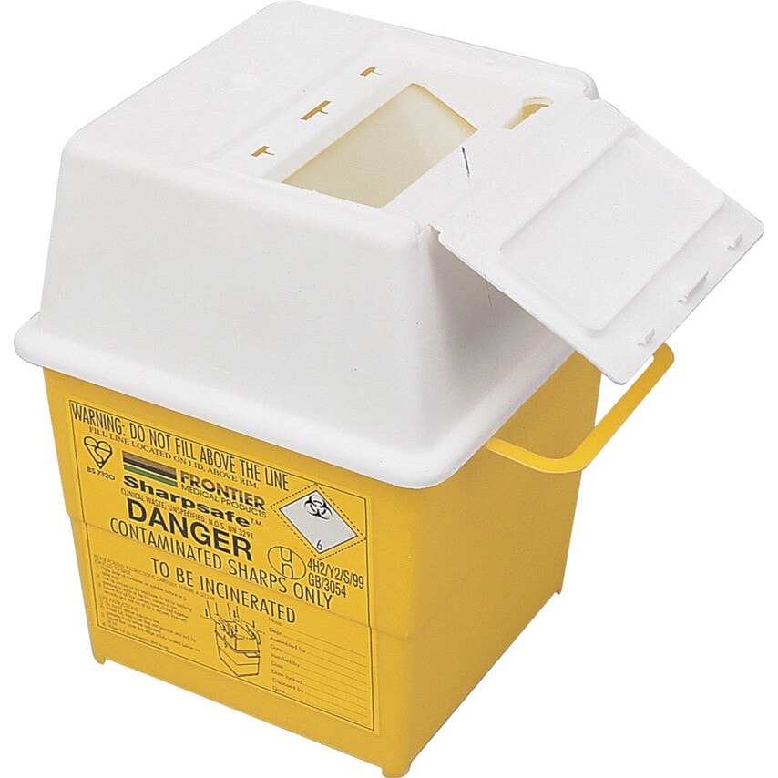 Shop Kennedy Sharps Bin, 4L - Sharps Disposal Containers | Zoro UK