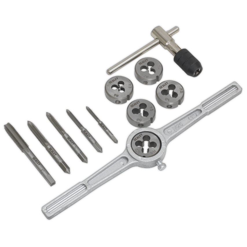 Shop Sealey Tap & Die Set 12PC - Metric - Tap Sets | Zoro UK Business ...