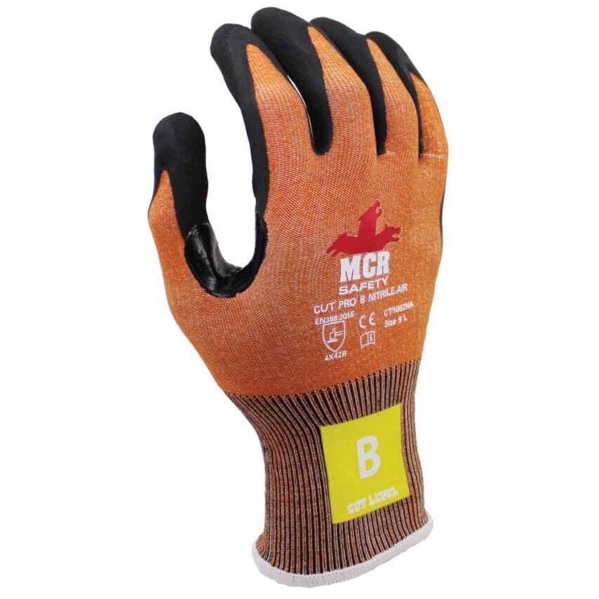 Cut Protection Safety Gloves Touchscreen with Nitrile Air Coating Zoro UK