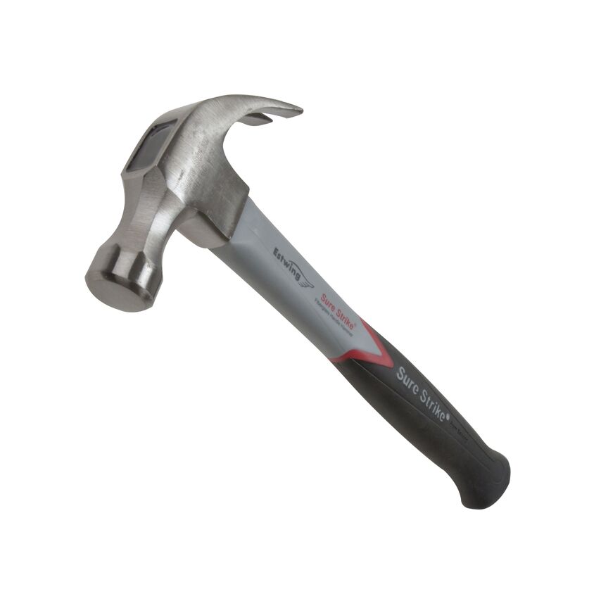 Estwing EMRF16C Surestrike Curved Claw Hammer Fibreglass Shaft 450g (16oz) Estwing EMRF16C Surestrike Curved Claw Hammer Fibreglass Shaft 450g (16oz)