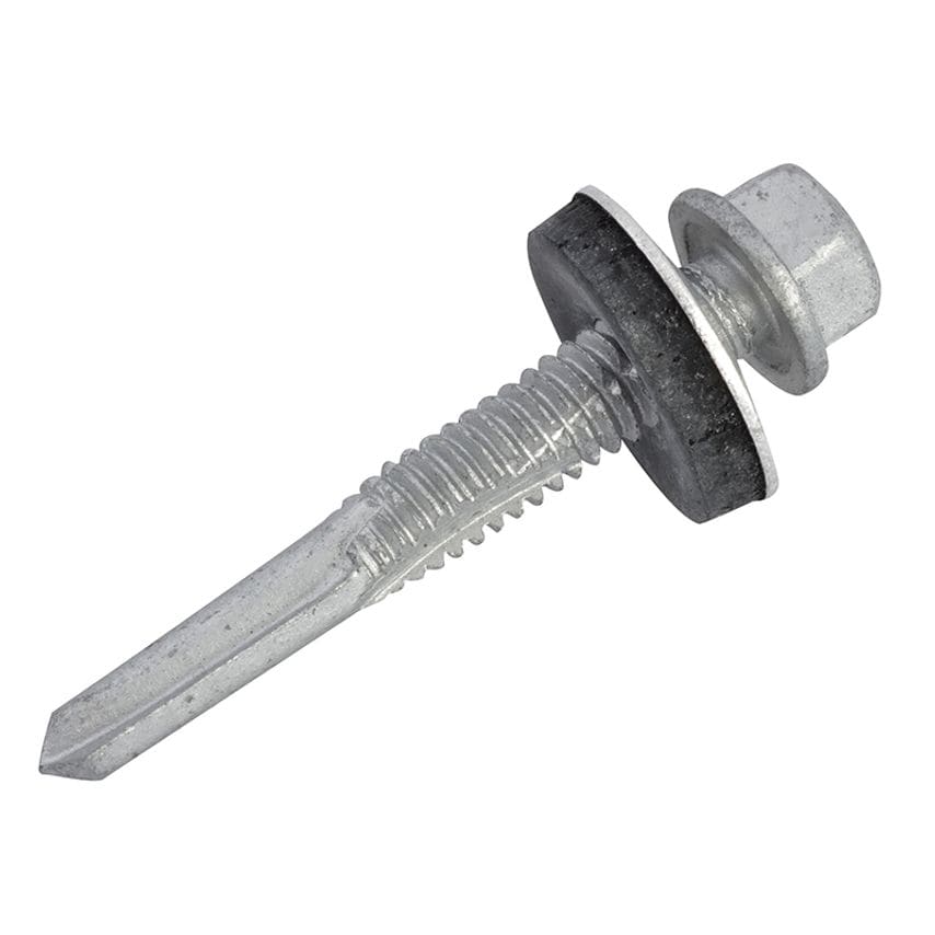 Forgefix TechFast Hex Head Roofing Screw Self-drill Heavy Section 5.5 X 38mm Pac for sale online ...