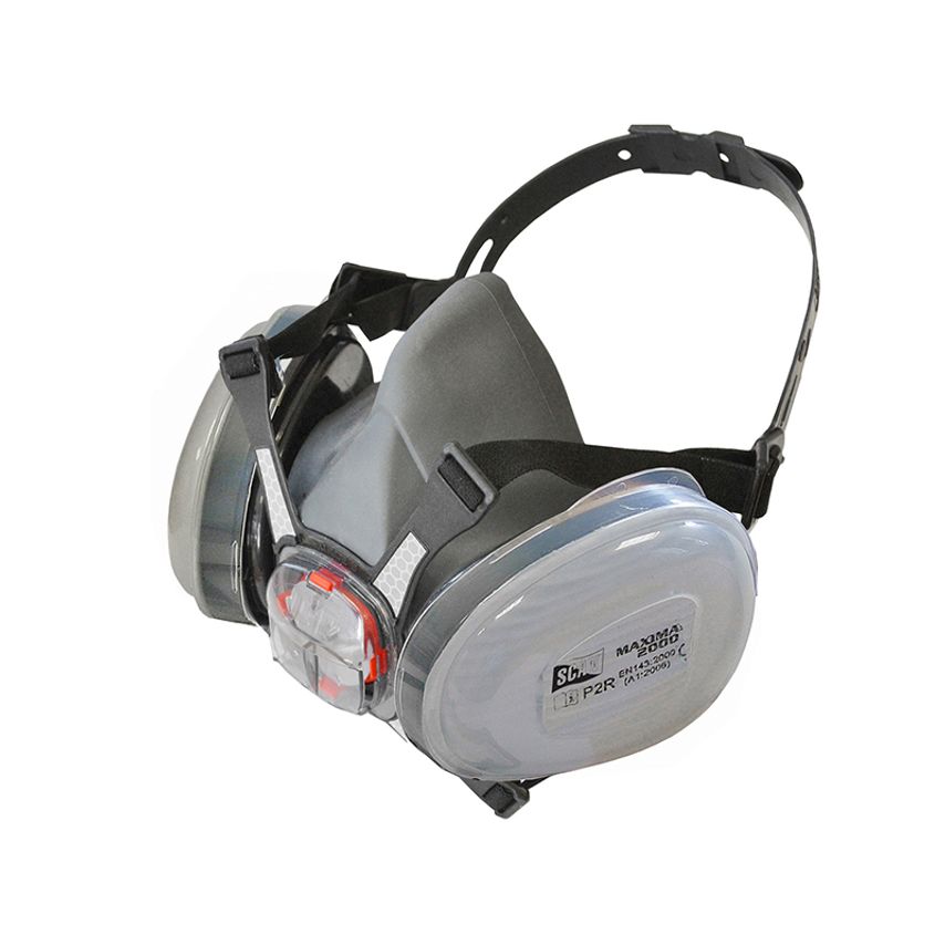 Shop Scan Twin Half Mask Respirator + P2 Dust Filter Cartridges ...