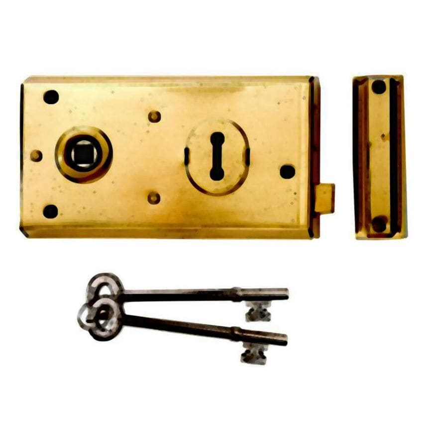 Shop Yale Locks P402 Rim Lock Grey Finish 102 x 76mm Visi - Rim Locks ...