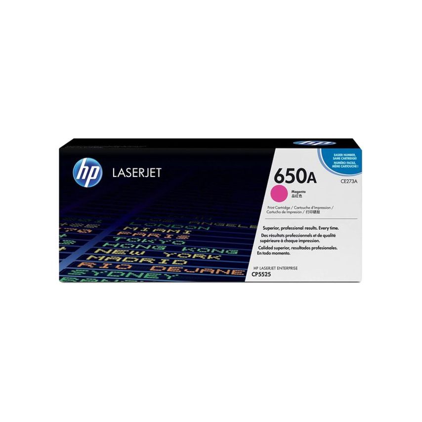 HP Color LaserJet CE273A Magenta Print Cartridge with ColorSphere Toner ...