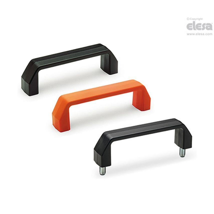 Shop ELESA Bridge handle-M.543/140 N-B-M6 - U Handles | Zoro UK