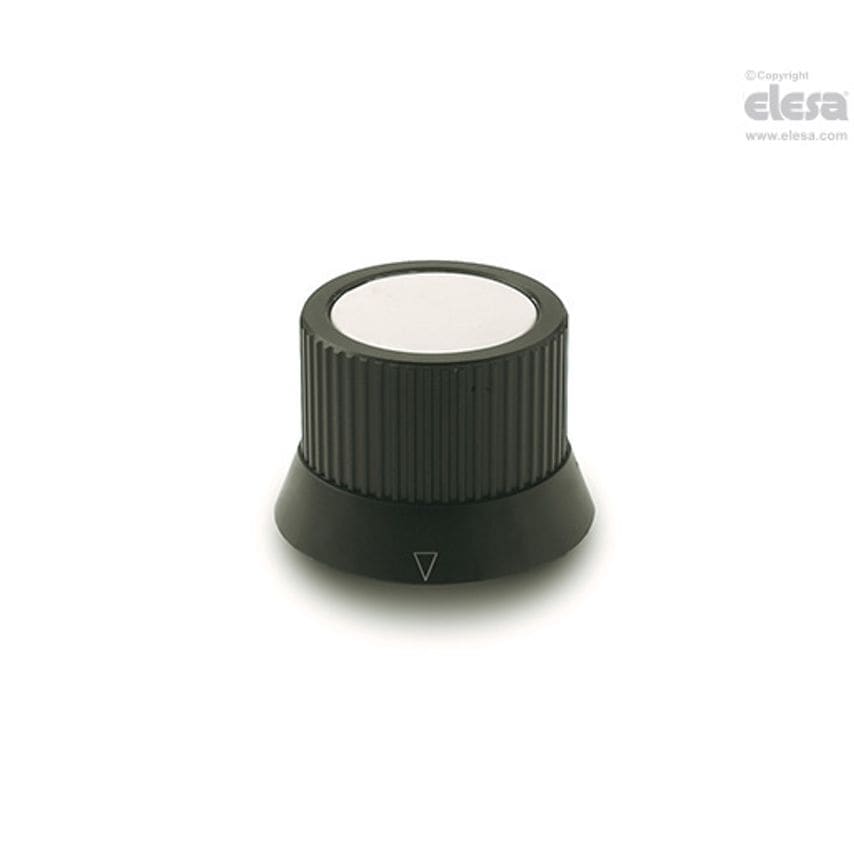 Shop ELESA Knurled control knob-GN 726.2-22-B5-A-1 - Knurled Knobs | Zoro UK Business Supplies