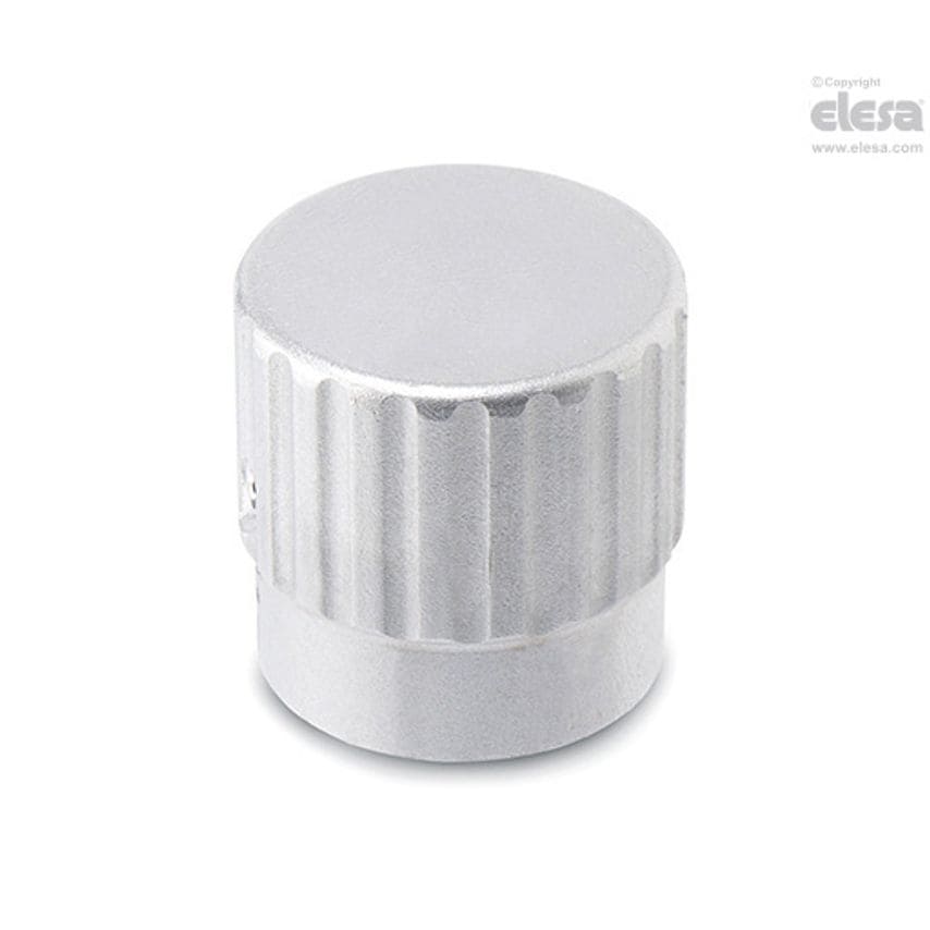 ELESA Slotted control knob-GN 436.1-24-B6-B-MT
