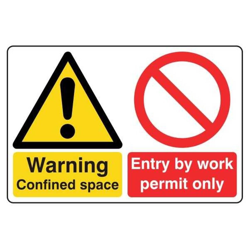 Shop Lasting Impressions Warning - Confined Space - Entry by Work ...