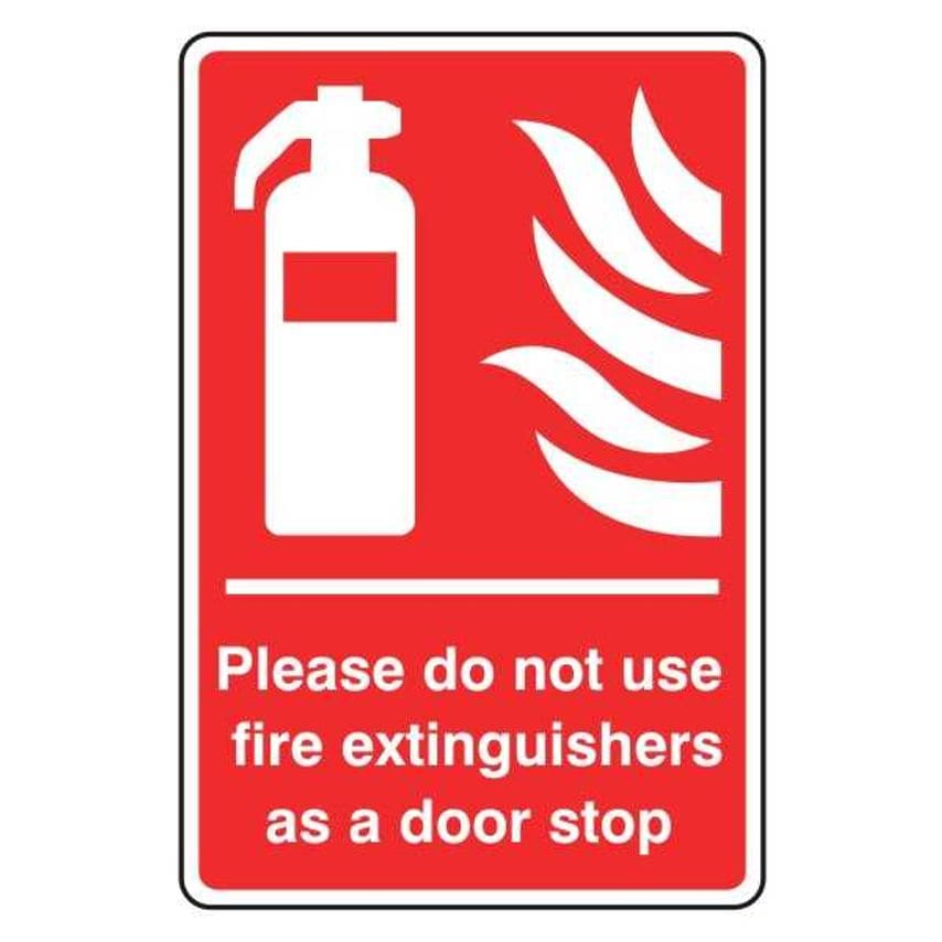 Shop Lasting Impressions Please Do Not Use Fire Extinguishers As A Door ...