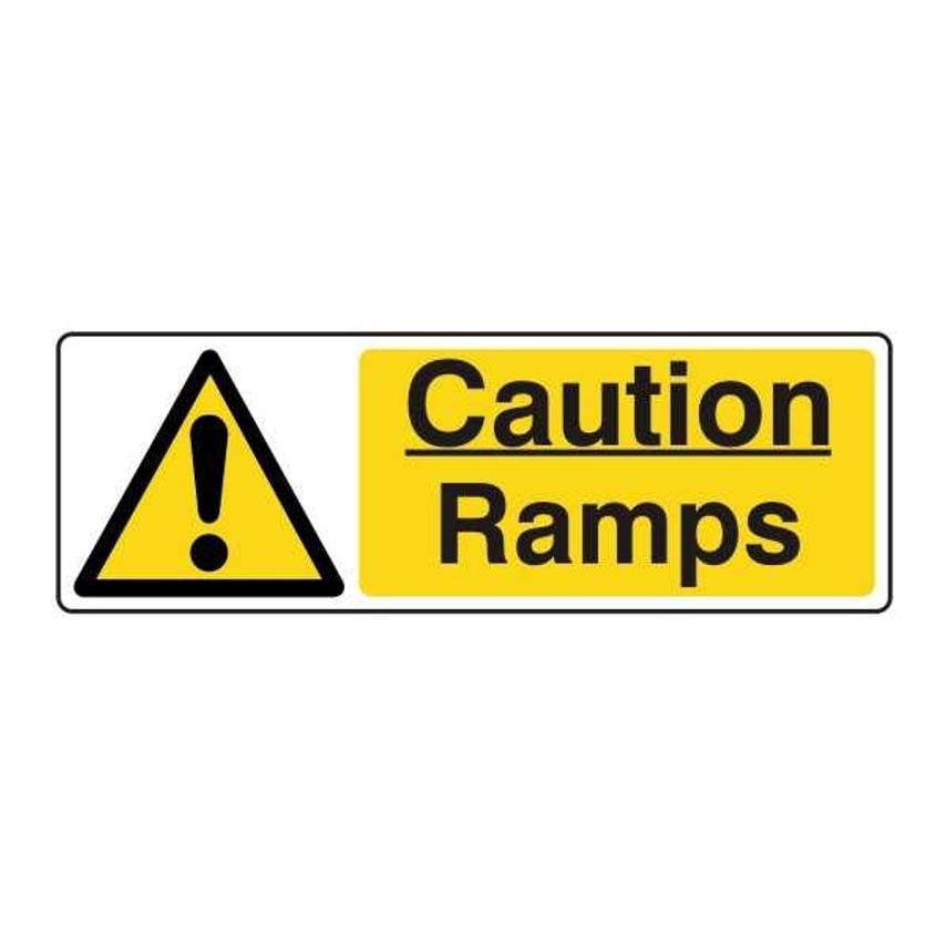 Shop Lasting Impressions Caution - Ramps Sign Label - Traffic Signs ...