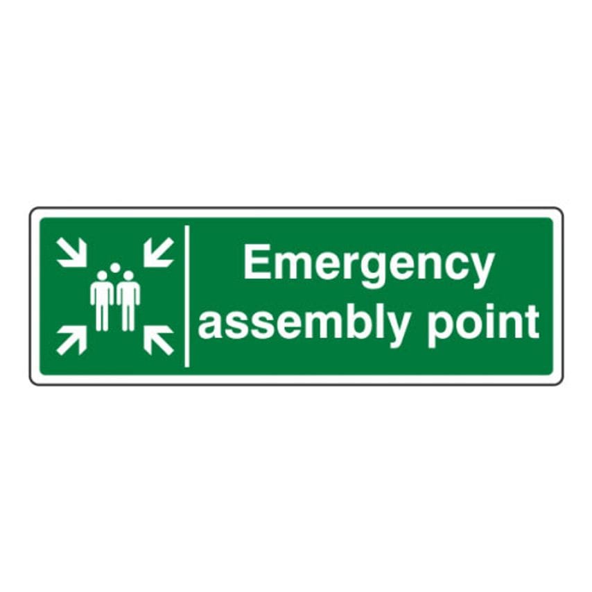 Shop Lasting Impressions Emergency Assembly Point Sign (Landscape ...