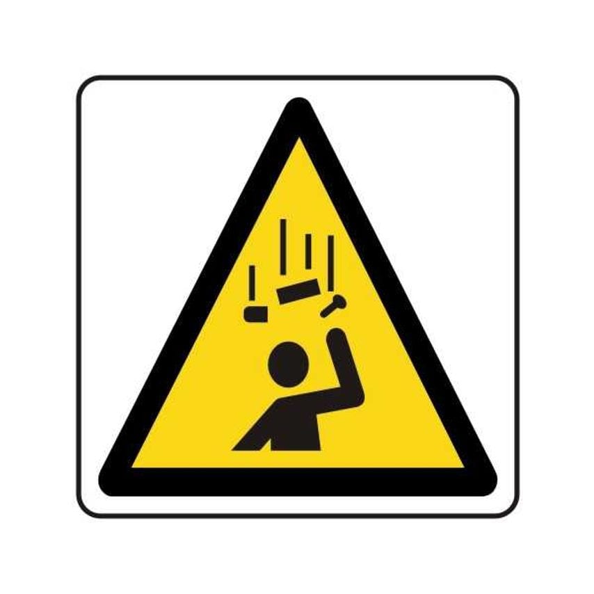 Shop Lasting Impressions Danger Falling Objects Pictogram Sign Label ...