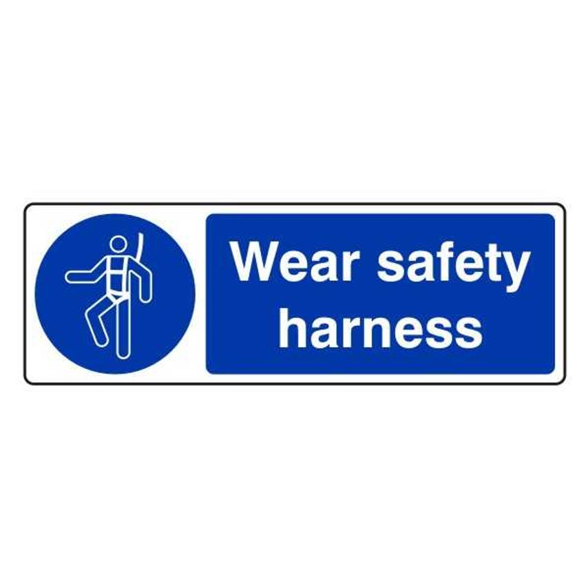 Shop Lasting Impressions Wear Safety Harness Sign Label - Personal ...