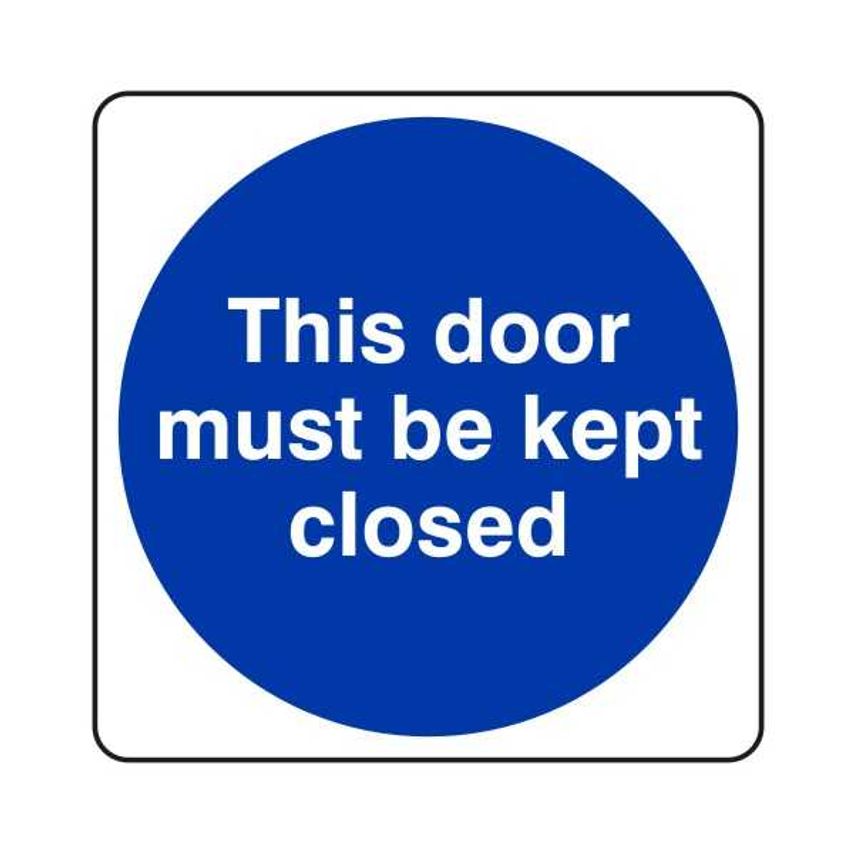 Shop Lasting Impressions This Door Must Be Kept Closed Sign Label ...