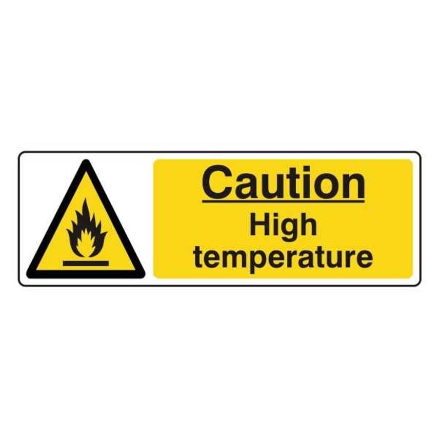 Shop Lasting Impressions Caution - High Temperature Sign Label ...