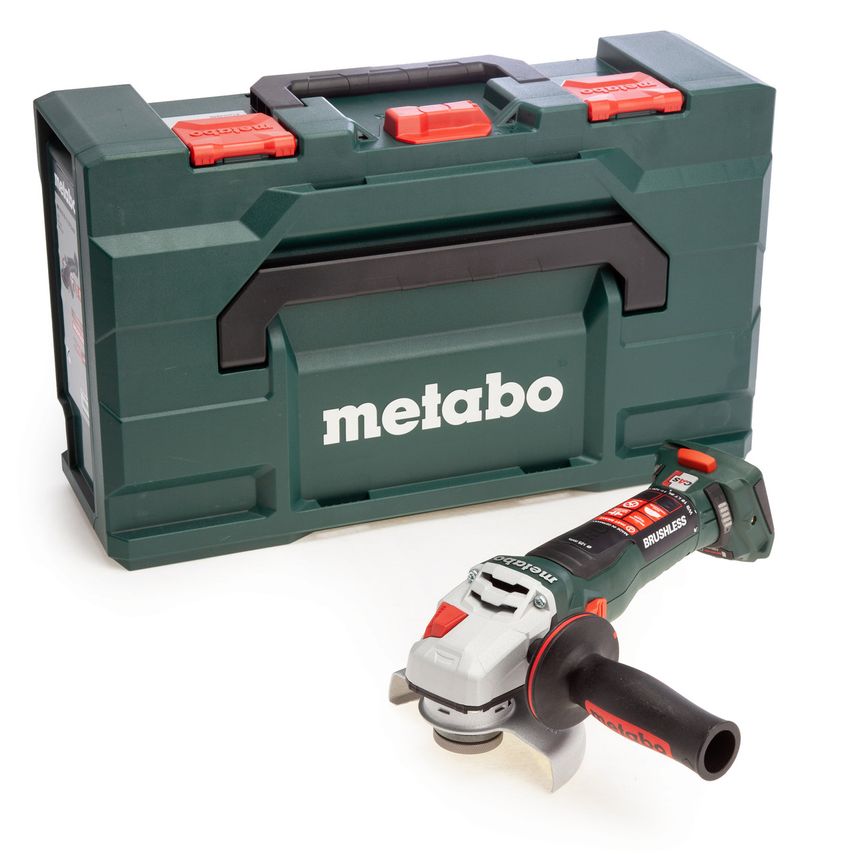 Shop Metabo 613054840 WB 18 LT BL 11-125 Quick Angle Grinder (Body Only) in Metabox 165 L ...