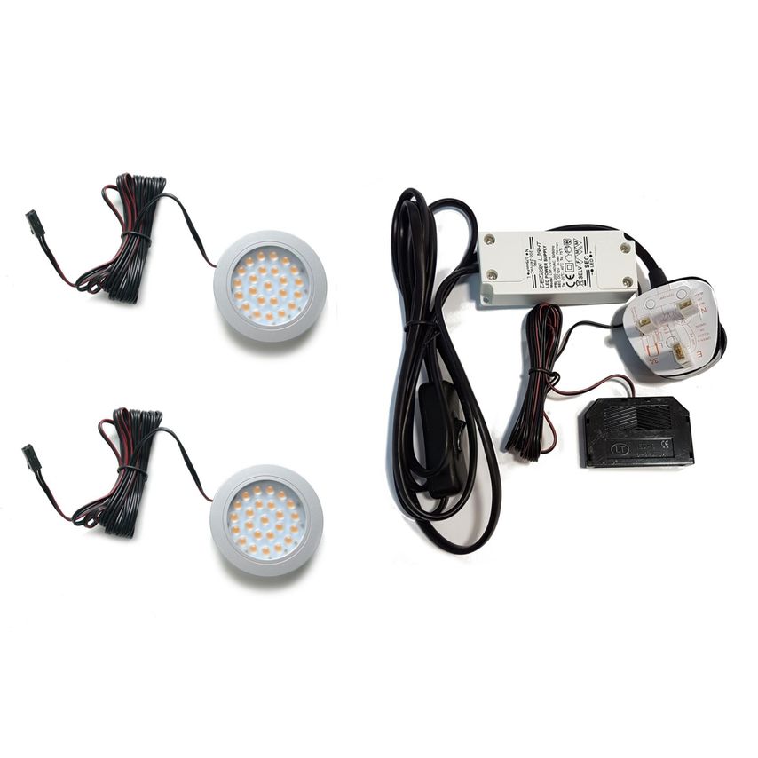 Shop Moderix Recessed LED Light Under Furniture Cabinet Shelf Cupboard ...