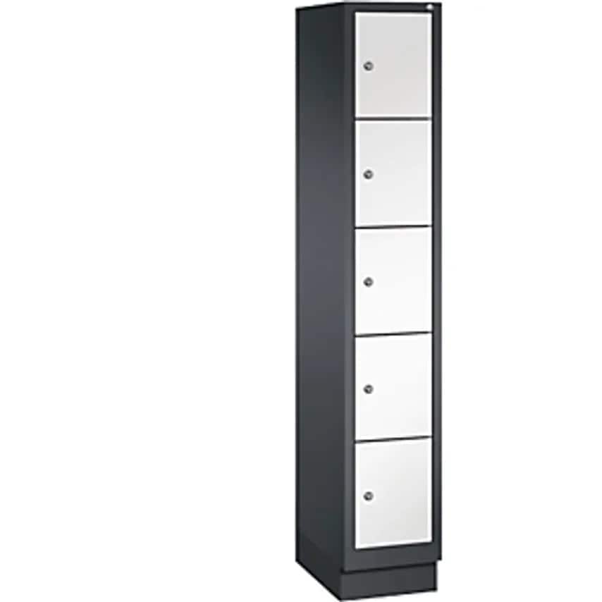 Shop C&P CLASSIC Locker Unit With Plinth - 1 Compartment - 5 Shelf ...