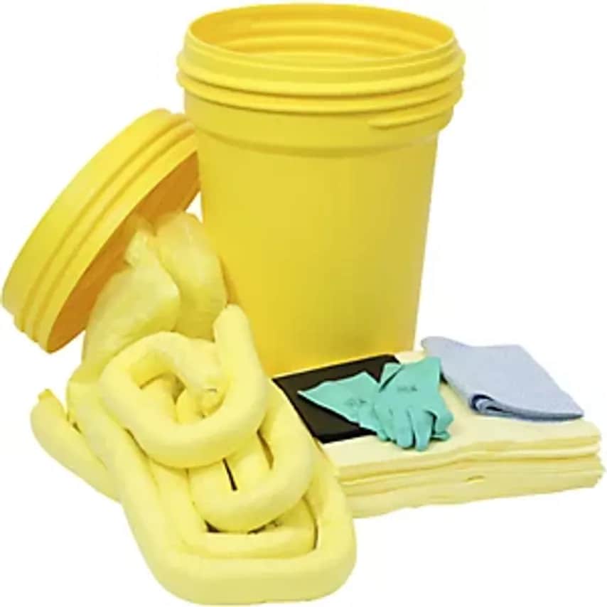 Shop EUROKRAFTpro Spillage Emergency Kit, In A Safety Drum, Absorption ...